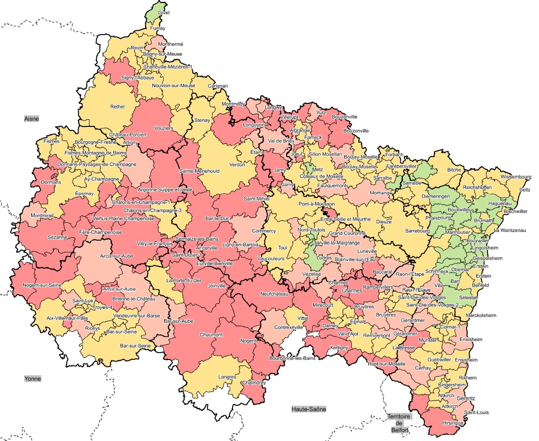 Zonage – URPS MK Grand-Est